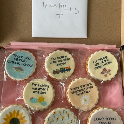 Teacher Gift Box of Biscuits Nursery, Preschool, Reception Class ...