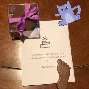 Chocolate Feet 2.5 Oz, 8 Pcs. Favor Gift Box, Podiatry Chocolates, Foot ...