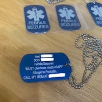 Personalized Medical Alert ID Custom Laser Engraved Medic ID Military ...