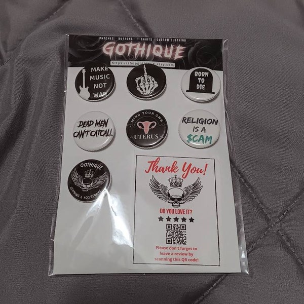 Punk Pins - Pinback Punk Buttons - Anarchy Anti-racist Equality ACAB ...