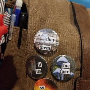 Handmade Collage Pin: 3-PACK CUSTOM ORDER - Etsy