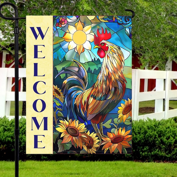 Teacher Flag, Rainbow Flag , Welcome Garden Flag, School or Daycare ...