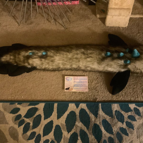 Any Color Luxury Dutch Angel Dragon Fursuit Tail - Soft Minky Spikes ...