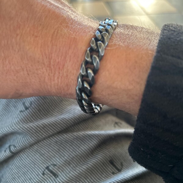 Gold Glitter Chain Necklace Stainless Steel, Flat Link Chain Necklace ...