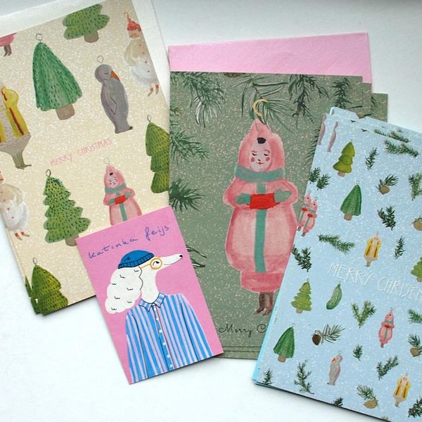 Mini Birthday Greeting Cards Set - Limited Edition Tiny Happy Birthday ...