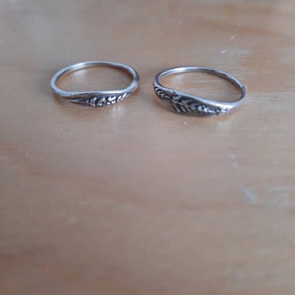 Handmade Fern Rings, Botanical Ring, Wildflower Ring, Nature Jewelry ...