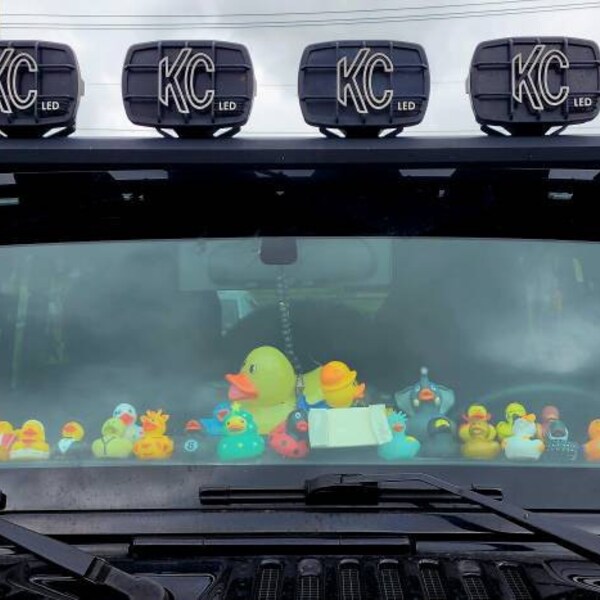 Rubber Duck Holder for Jeep Owners - Ducks up - 100% Charity Benefiting ...