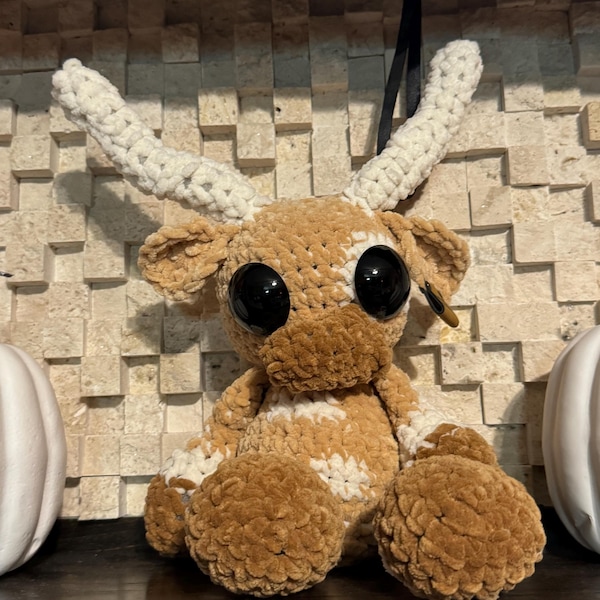 Longhorn Crochet Pattern- Longhorn Cow Pattern, Amigurumi Longhorn Cow ...