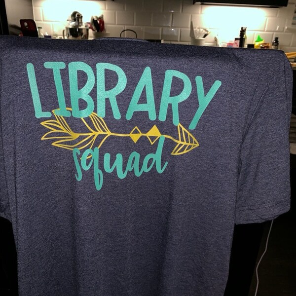Librarian Shirt Library Squad Tee T-shirt T Shirt Minimalist Womens ...
