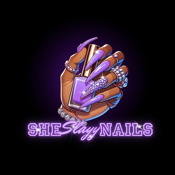 Nail Logo Design, Nail Tech Logo, Nail Technician Logo, Nail Salon Logo ...