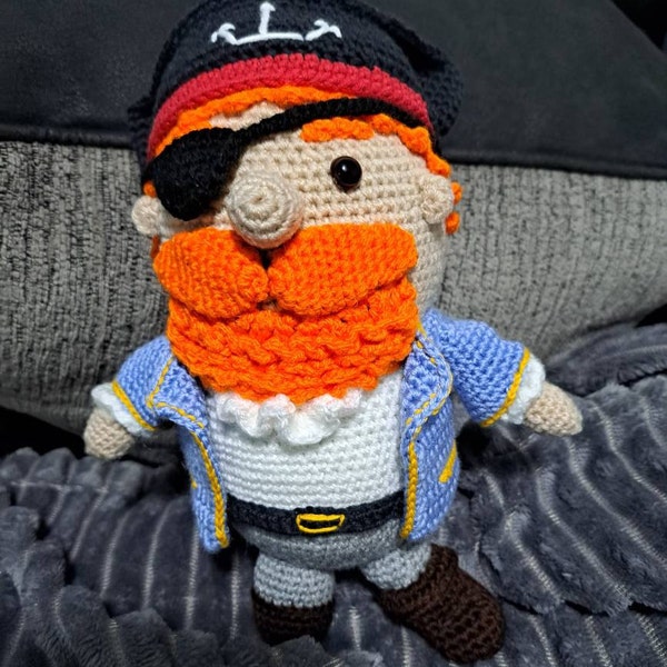 Crochet Pattern Pirate (english)/ Pdf Tutorial - Etsy