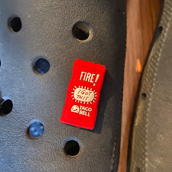 Food Shoe Charms I Taco Croc Charms I Hot Sauce Croc Charms - Etsy