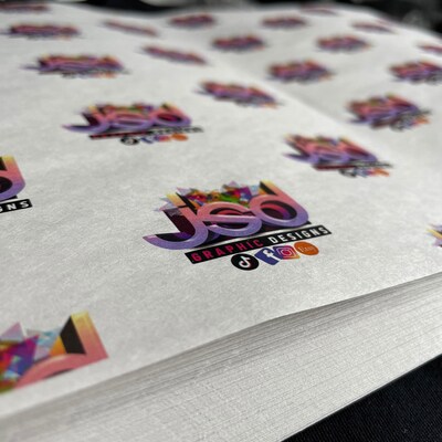 Logo Tissue Paper, Branded Tissue Paper, Full Color Tissue Paper ...