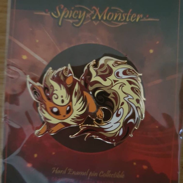 Spicy Monster Hard Enamel Pin - Etsy