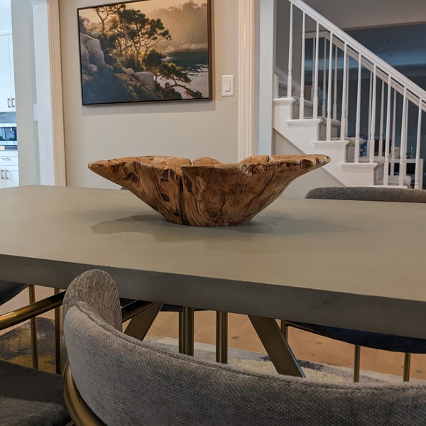 Free Standing Wooden Rustic Olive Tree Table Lamp - Etsy