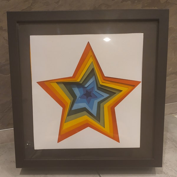 3d USA Map, Shadow Box Svg, 3d Paper Cut, Laser Cut Files, for Cricut ...