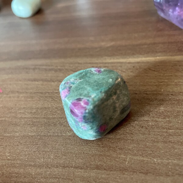 Ruby in Fuchsite Tumbled Stone - Multiple Sizes Available - Tumbled Ruby in Fuchsite Crystal ...