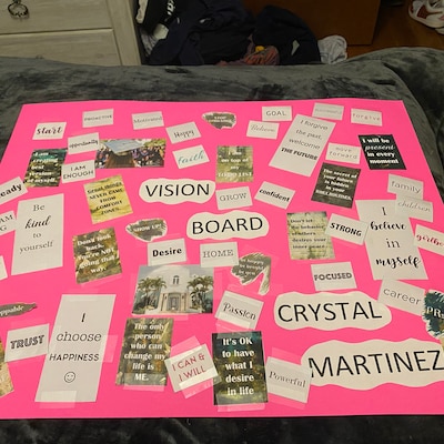 Printable Wellness & Spiritual Vision Board Kit 2024, Manifestation ...