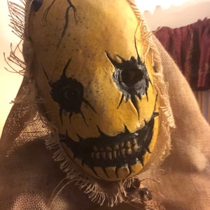 Soul-less Scary Halloween Scarecrow Character Mask - Etsy