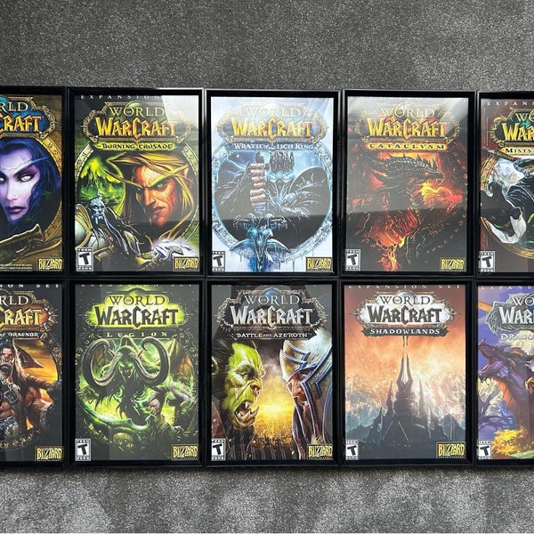 World of Warcraft Box Art Poster A4 (297x210mm)- Blizzard, WOW - Etsy