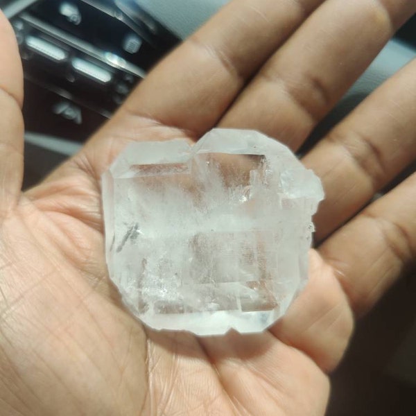 RARE Gorgeous Black Riebeckite Included Quartz Double Point With ...