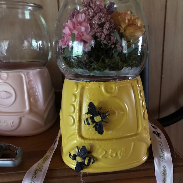 Bee Figurine - Soft Plastic Honeybee for Fairy Garden, Diorama, or ...