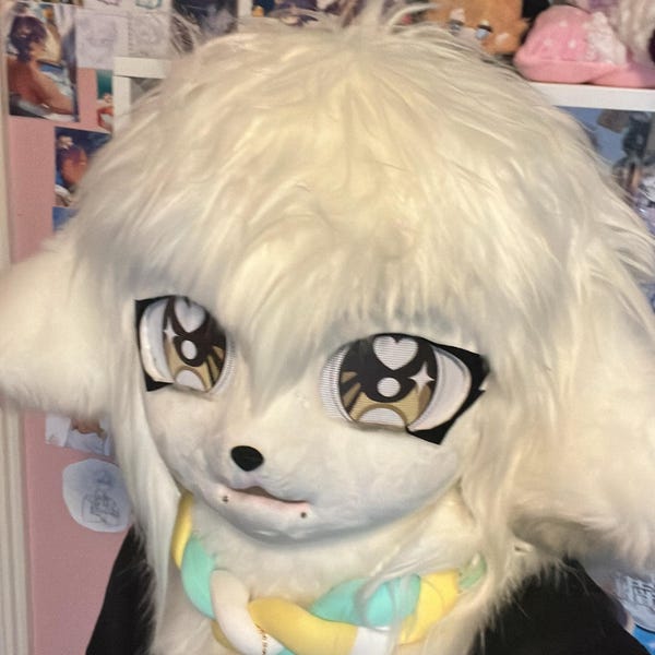 Blue Devil Dragon Fursuit Head,custom Fursuit Head,kenomo Theme Party ...