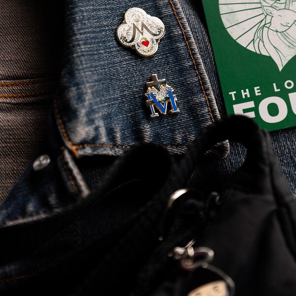 Marian Cross Pin - Etsy