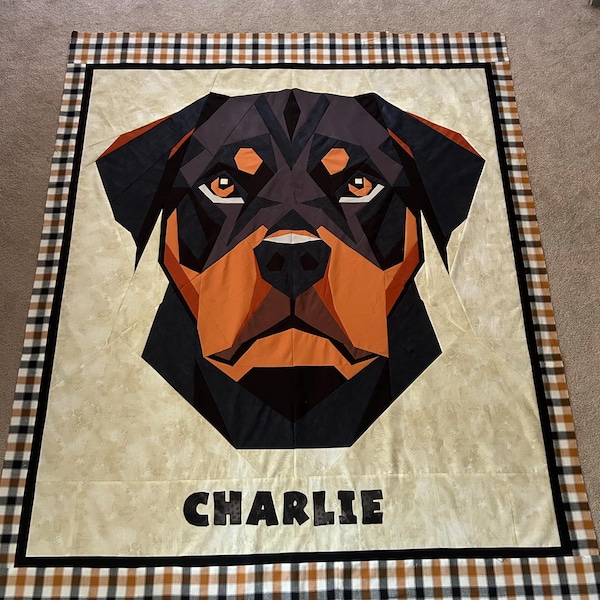 Elephant Quilt Pattern: Foundation Paper Piecing (FPP) - 30x30, 60x60 ...