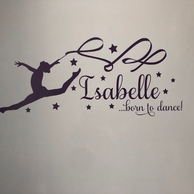 Personalised Quote 'born to Dance' Detailed Wall Art - Etsy