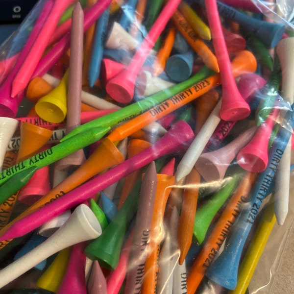 100 Personalized Golf Tee Gift Set - Great Holiday / Christmas Gift! - Etsy