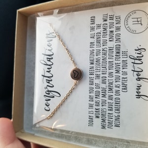 Graduation Necklace, Graduation Gift, Graduation Jewelry, Class of 2024 ...