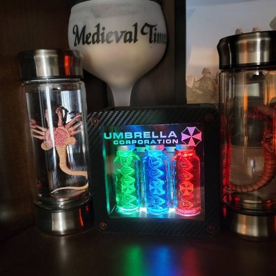 Resident Evil Umbrella Corporation C-virus chrysalid Virus Vial Prop - Etsy