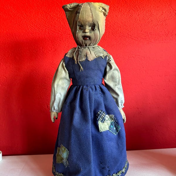 Creepy Doll Dark Art Disturbing Girl Doll Spooky Zombie Dollz Original ...