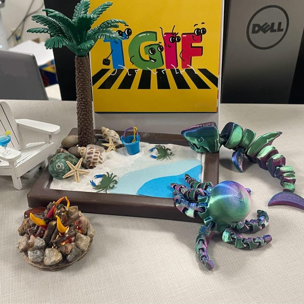 MINIATURE CLOWNFISH Tiny Sea Animals Figurines Figures for Fairy Garden ...