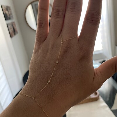 Gold Chain Necklace, Solid Gold Chain, Tiny Gold Chain, Dainty Gold ...