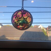 Sun Catcher Sympathy Gift, Poem Card Memorial Suncatcher, Sympathy Gift ...