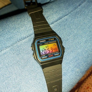 Casio F-91W Gradient Filter Screen - Etsy