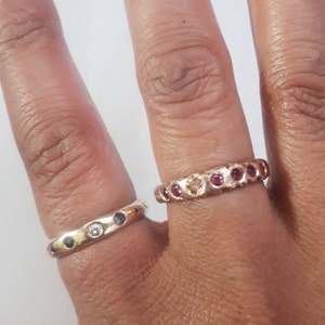 Elegant 9ct Gold Pendant Discreet Bead Pendant Sandcast | Etsy