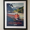 California Zephyr Train Poster Unframed - Etsy
