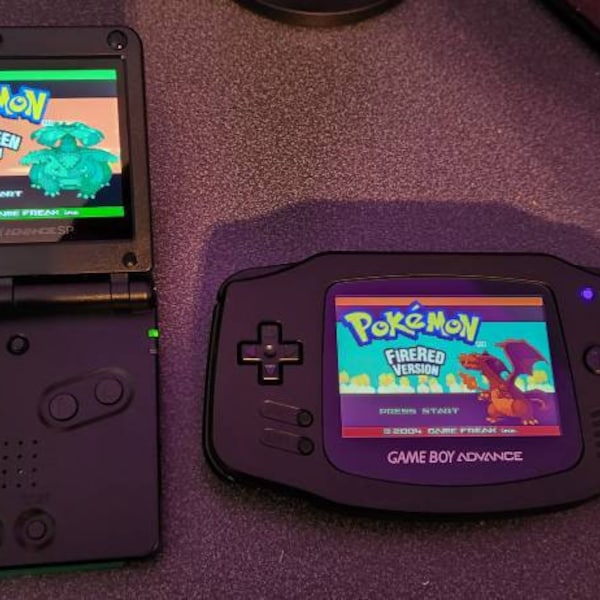 GREEN TURTLES Gameboy Advance Mod W/ Backlit GBA Mod, Enhanced Audio ...