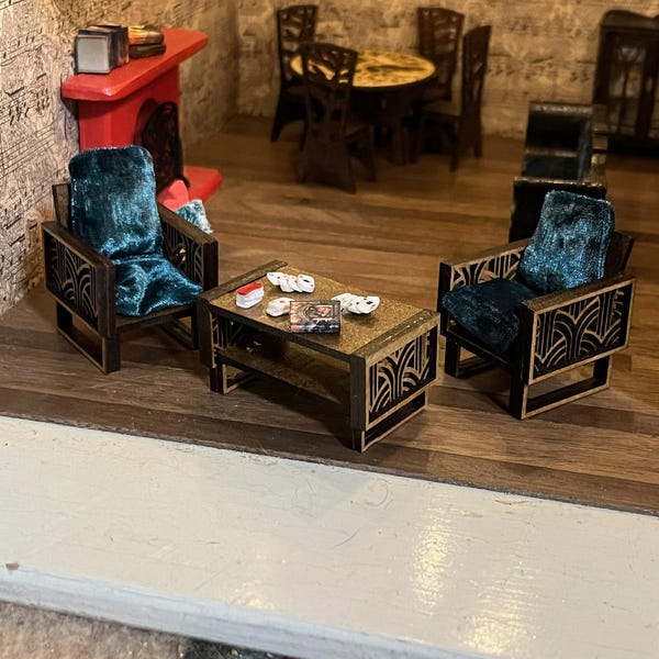 Miniature Customised Shop Sign , Sign Board Dollhouse Miniature Kit 1: ...