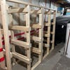 Costco Tote Shelving, 27 Gallon Tote Rack, Storage Rack, Wooden Storage ...