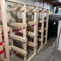 4x5 Storage Plan 27 Gallon Totes Mobile Racks, DIY Plans, Garage ...