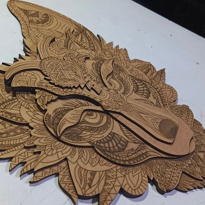 7 Layer 3D Rectangular Map of the World, Multi layer Panel,laser Cut ...