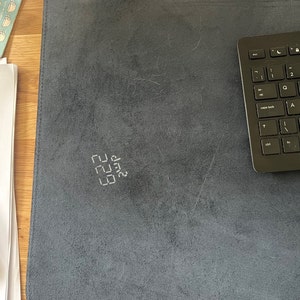 Leather Desk Mat, Large Mouse Pad, Desk Mat, Desk Pad, Genuine Leather ...