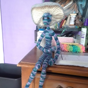 Autumn Pixies: Skeleton, Leaf & Mushroom Cap Crochet Amigurumi Pattern ...