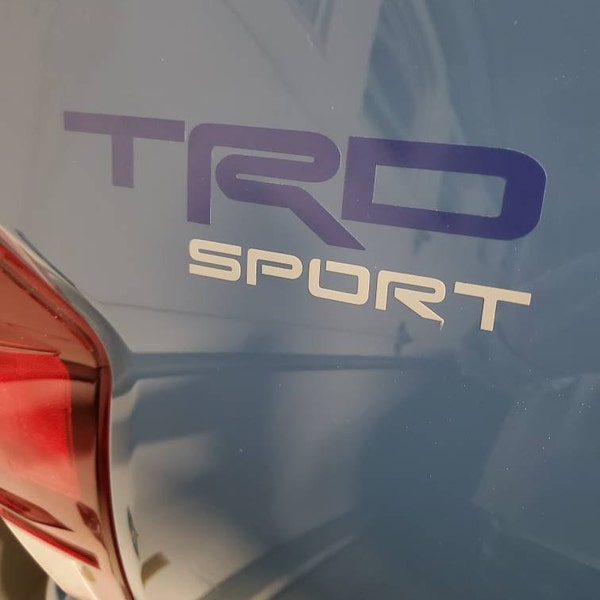 TRD Vinyl Decal for Toyota Truck Tacoma Tundra 4runner Camry Rav4 TJ FJ ...