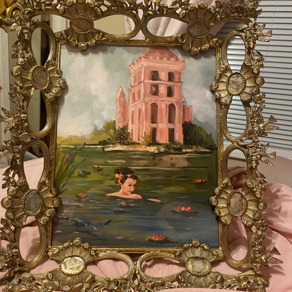 The Pink Sand Castle - Fine Art Print, Giclée, Giclee Print, Wall Art ...
