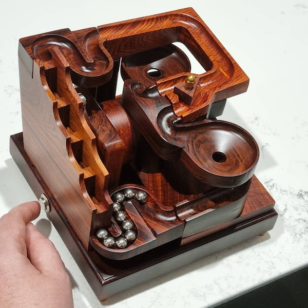 Wooden Toys -marble Run- MODULE 4 for Marble Machine ( Use 16mm Glass ...